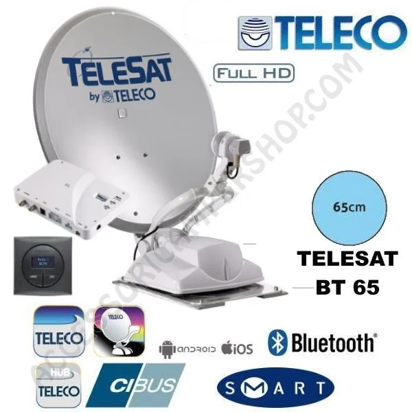 Antenna Satellitare Automatica HD TELECO TELESAT BT 65 ...